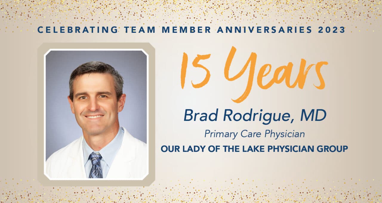 Brad Rodrigue, MD - Franciscan Missionaries of Our Lady Health System